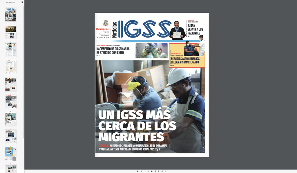 Periódico Noticias IGSS No. 28, diciembre 2023 - Noticias IGSS