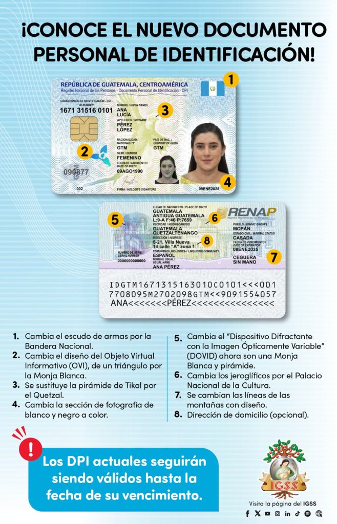 Conoce el nuevo documento personal de identificación | Noticias IGSS